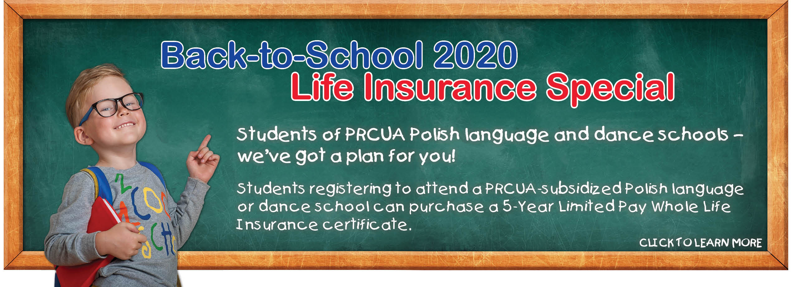 PRCUA Back to School 2020/2021 Life Insurance Special - PRCUALife